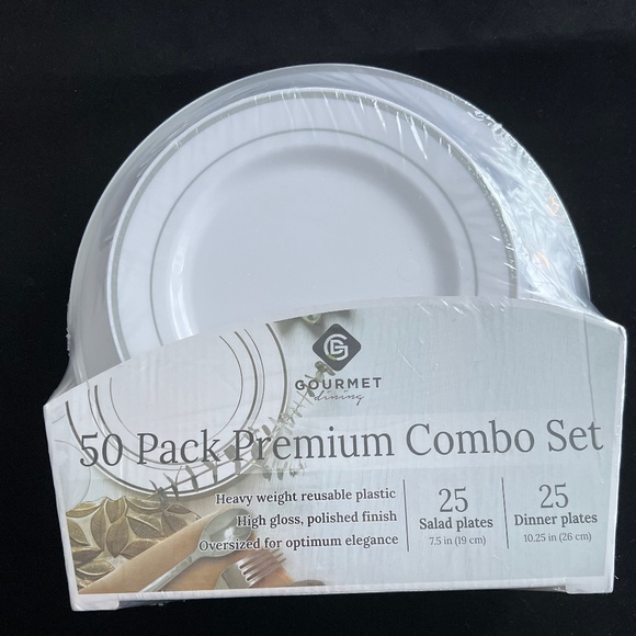 Gourmet Dinning | Dining | Gourmet Dinning 5pc Elegant Disposable China ...